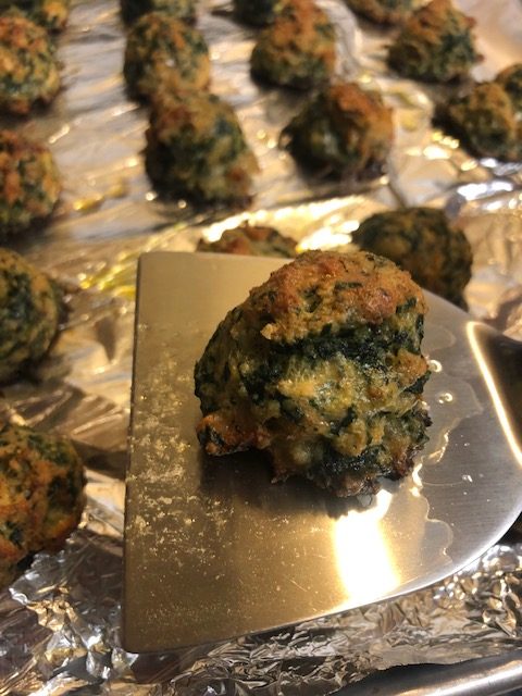 Spinach Stuffing Balls - The Cooking Wife