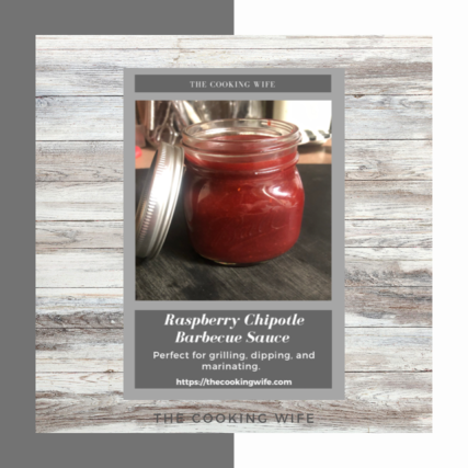 Delicious Raspberry Chipotle Barbecue Sauce - The Cooking Wife